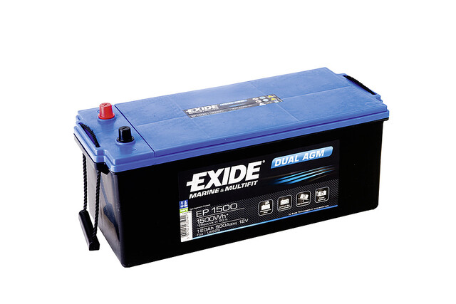 EXIDE Batterie Dual AGM EP 1500 180 Ah (K20)